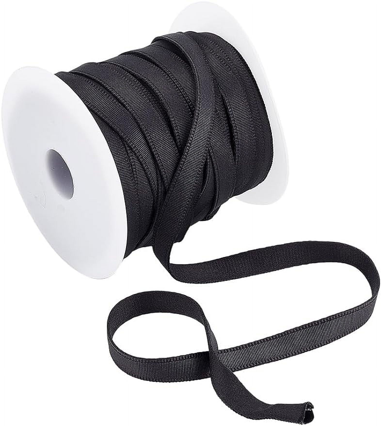 27 Yards Underwire Replacement Bra Cover Band Ribbon Black Hollow Nylon ...