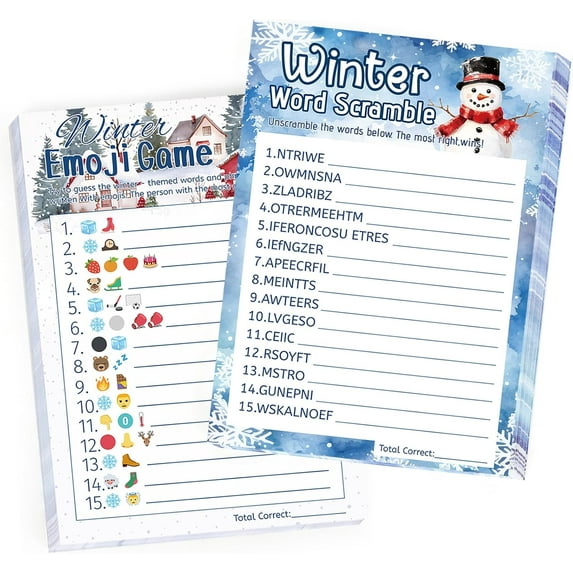 27 count Winter Party Merry Christmas for Families Holiday Paper Cards ...
