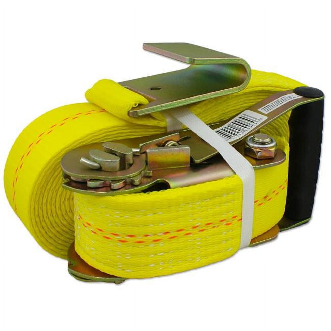 27 ft. x 2 in. 10000 lbs Racheting Tie Down Strap Flat Hooks - Walmart.com