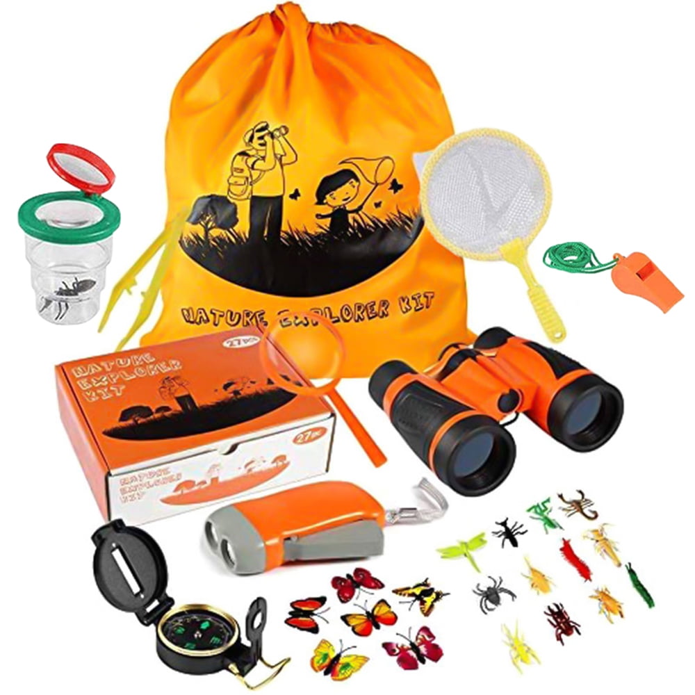 27-in-1 Kids Adventure Kit Outdoor Explorer Kit Educational Toy with ...
