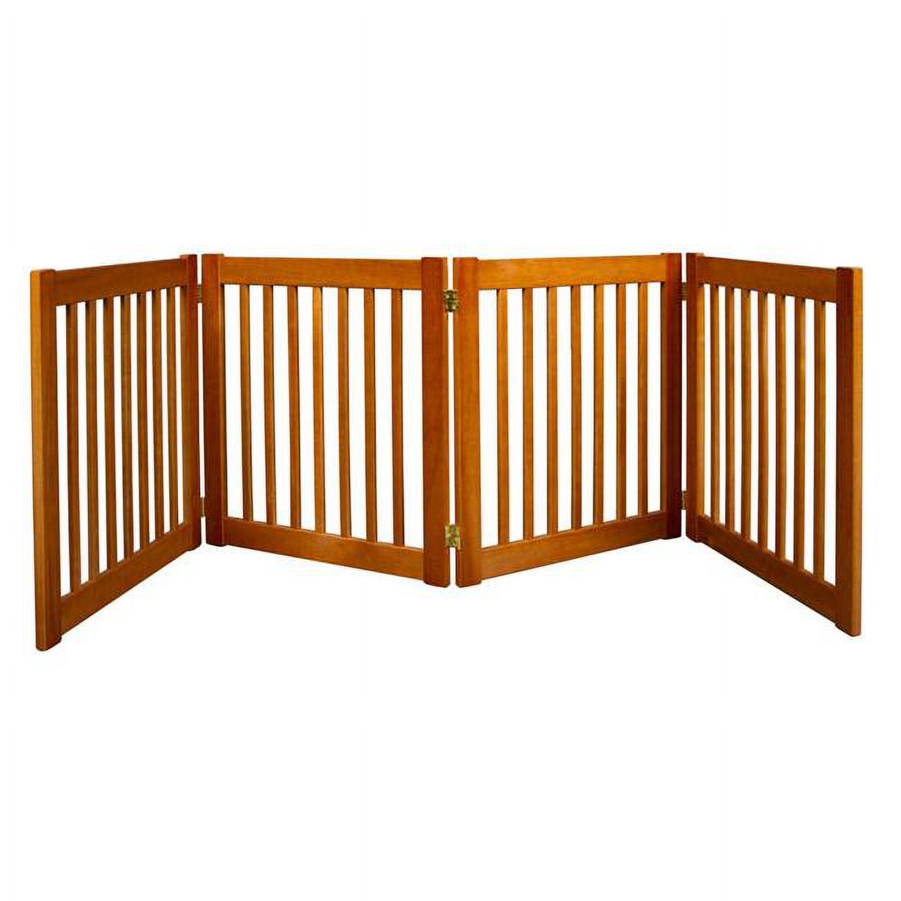 27 in. 4 Panel Free Standing EZ Gate - Artisan Bronze - Walmart.com