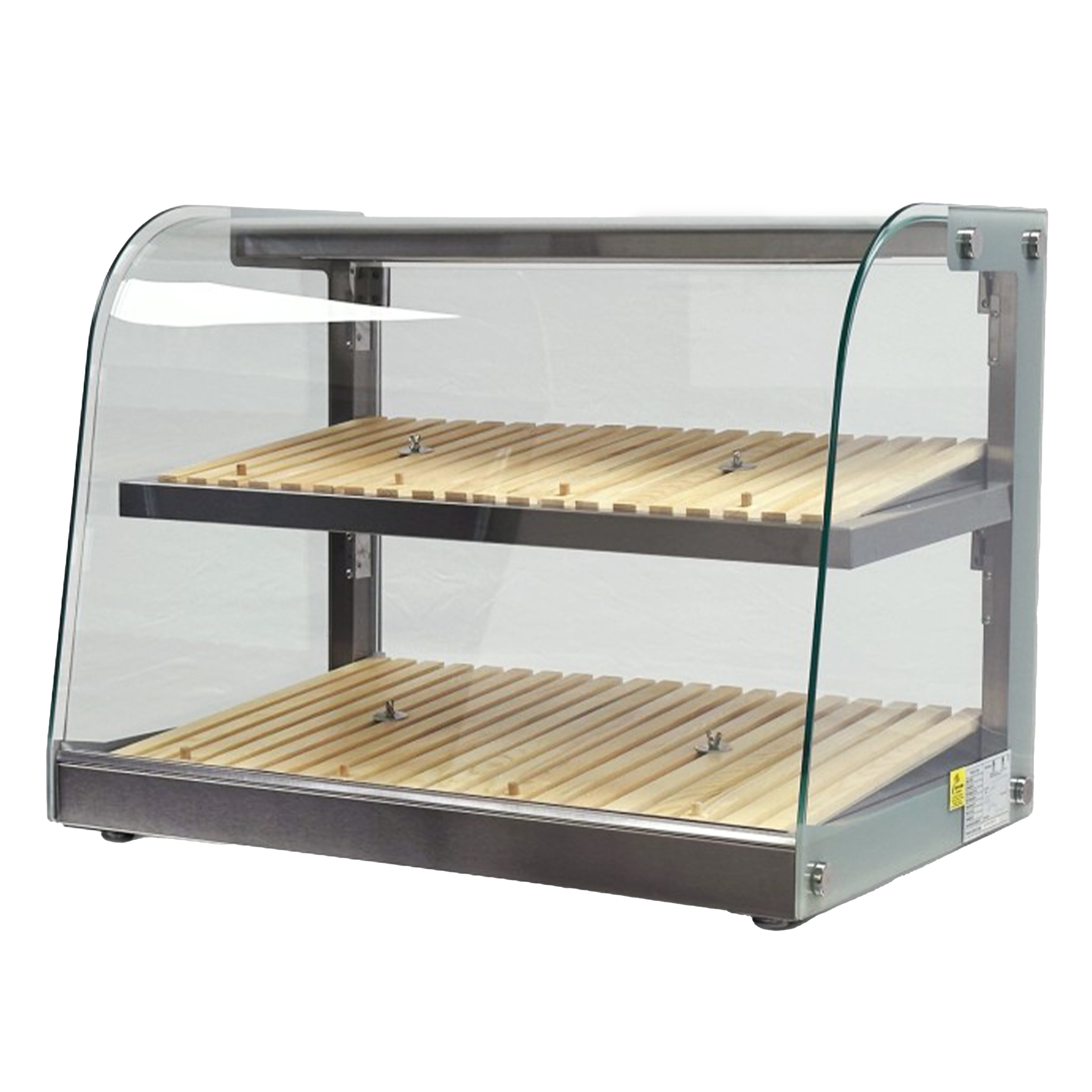 27 in. Commercial Dry Bakery Case Countertop Lighted Display Showcase 3 ...