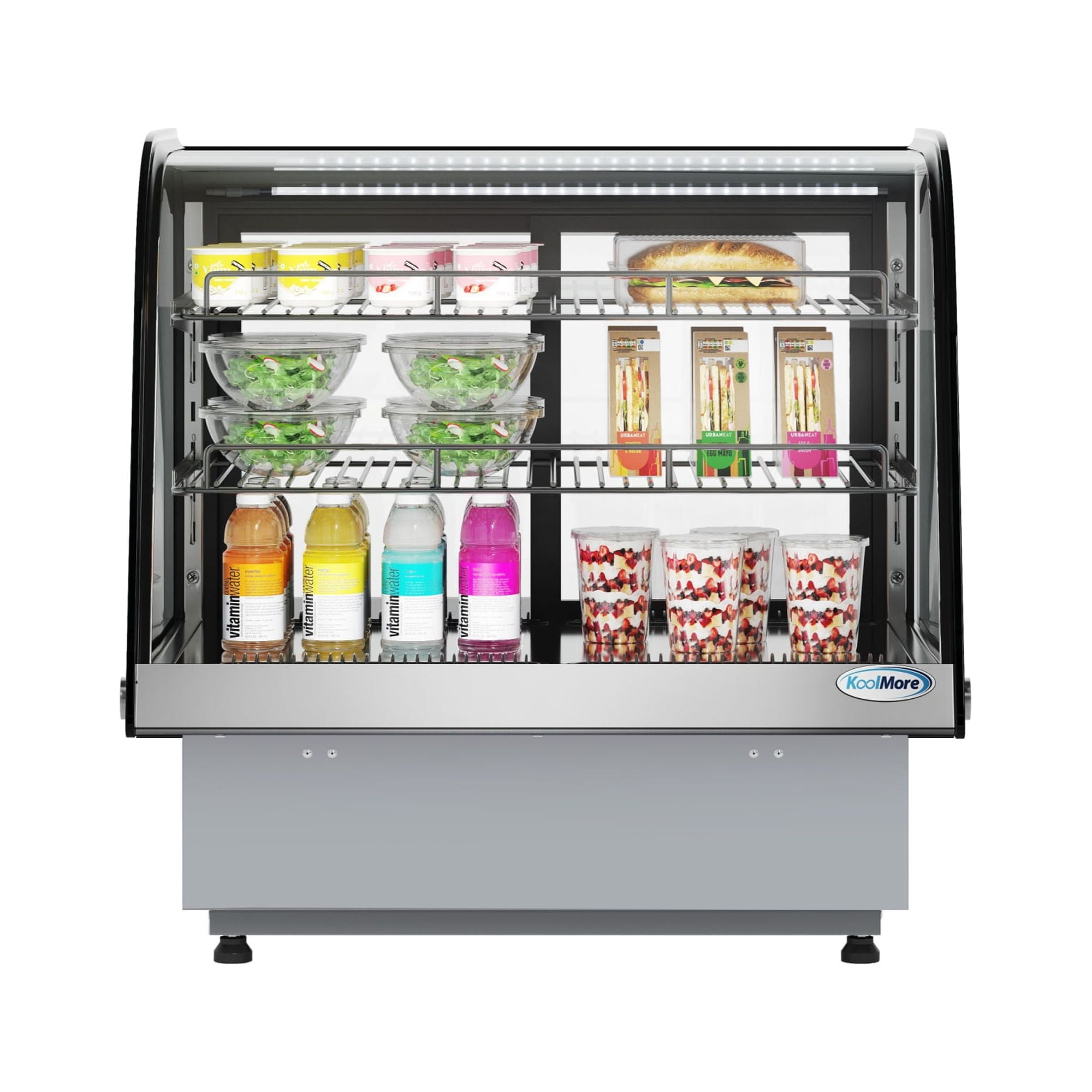 27 in. Drop-In Countertop Display Refrigerator in Black (DICDC-120-BK ...