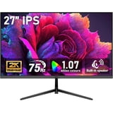 27 inch IPS QHD (2560x1440) Computer 75Hz Gaming PC Screen, 1ms ...