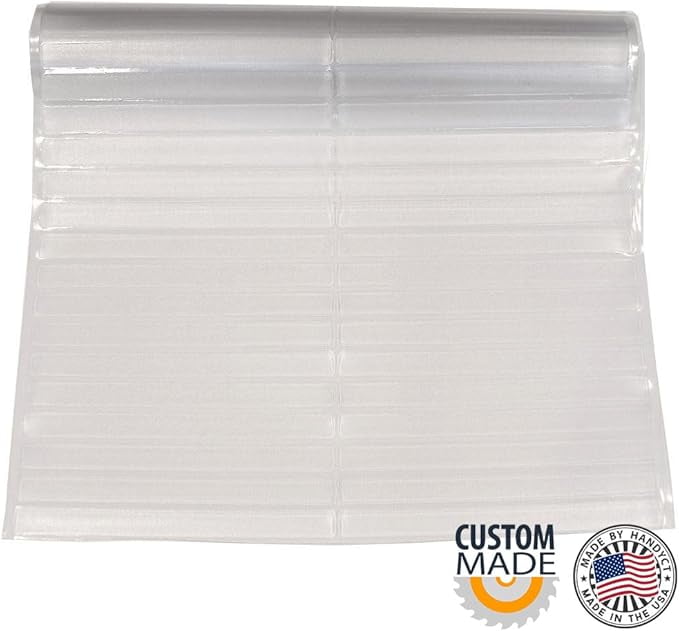 27 inches Wide x 4 feet Length Clear Vinyl Hard Floor Protector/Runner ...