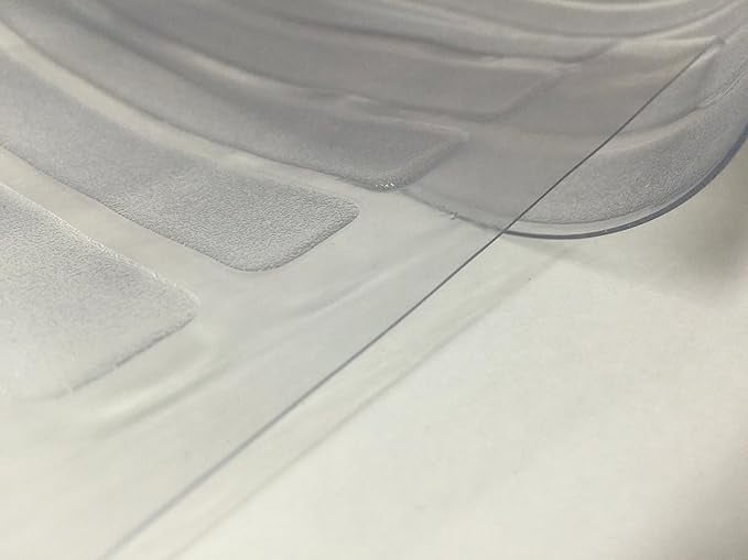 27 inches Wide x 6 feet Length Clear Vinyl Hard Floor Protector/Runner ...