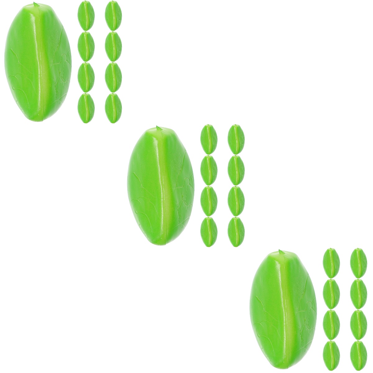 27 pcs High Simulation Garlic Flakes Pretend Play Food Toy Realistic ...