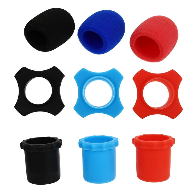 27 pcs Practical Sponge Microphone Protection Kit Mic Protectors ...