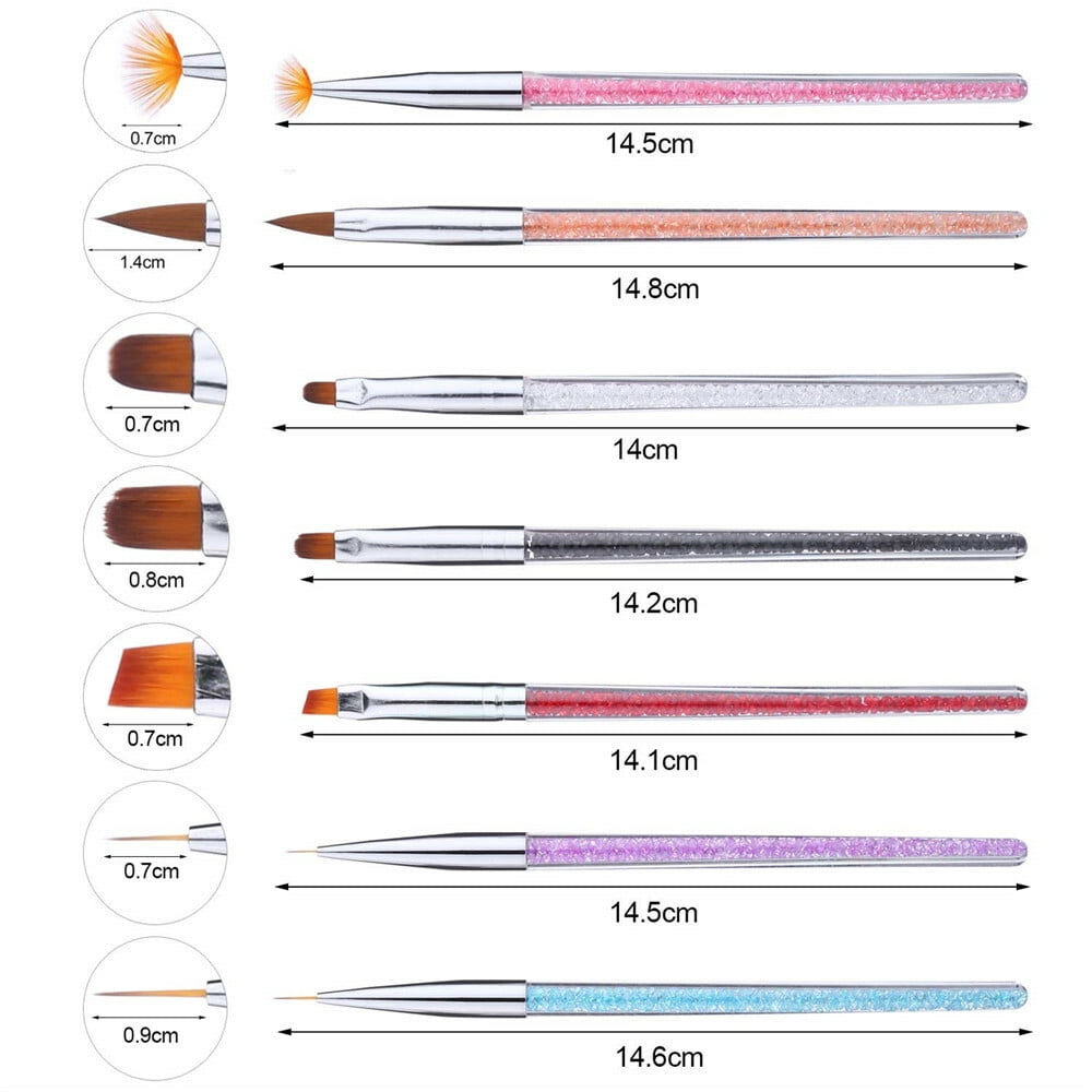 27-piece dotting brush tool set for nail art design - Walmart.com