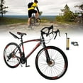27 speed Road Bike Racing Bicycle 700C 26" Wheels Adult Black & Red ...