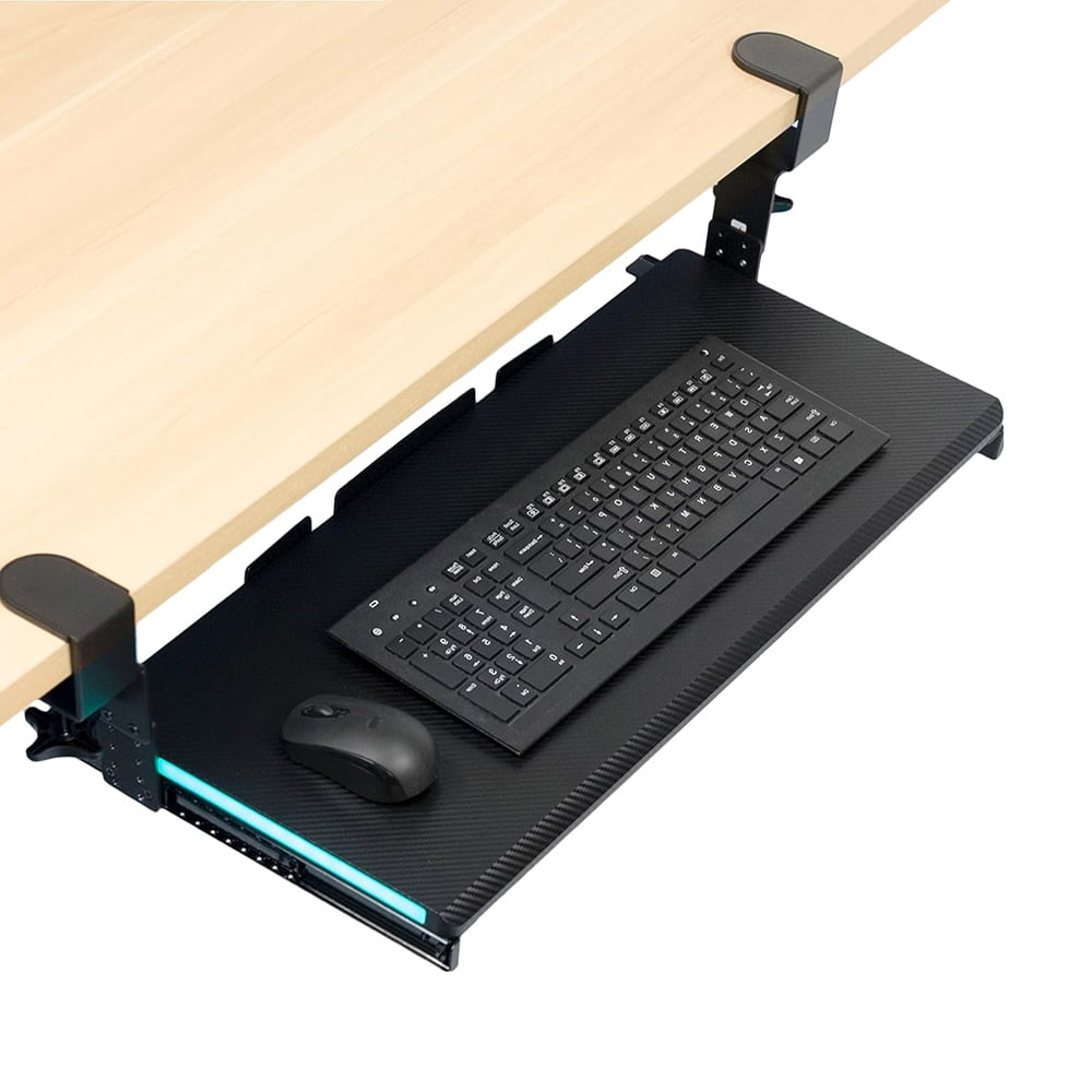 27 x 11 inch Slide-Out Platform Computer Drawer for Typing, Large ...