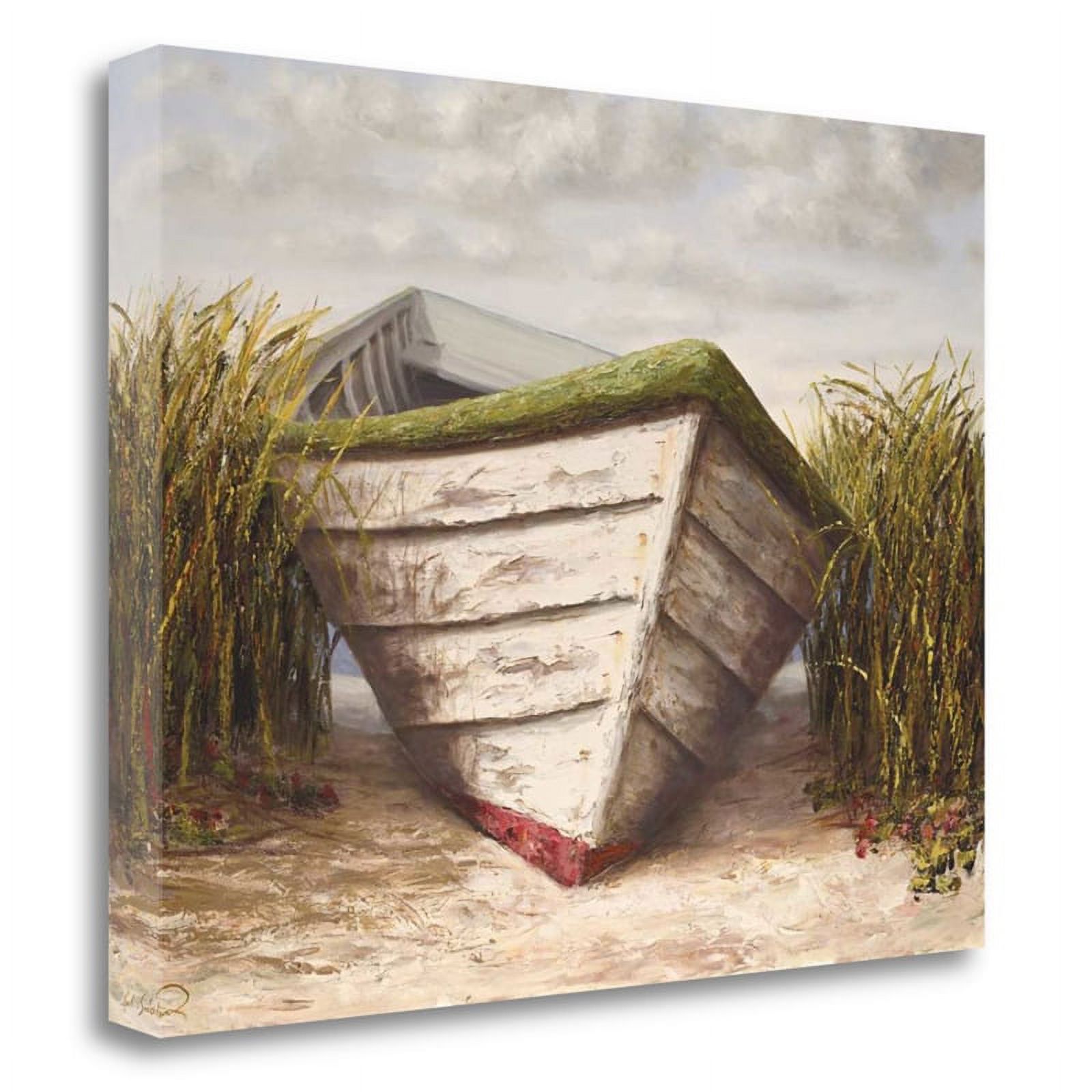 27" x 21" Gloucester Skiff by Karl Soderlund- Print on Canvas Fabric ...