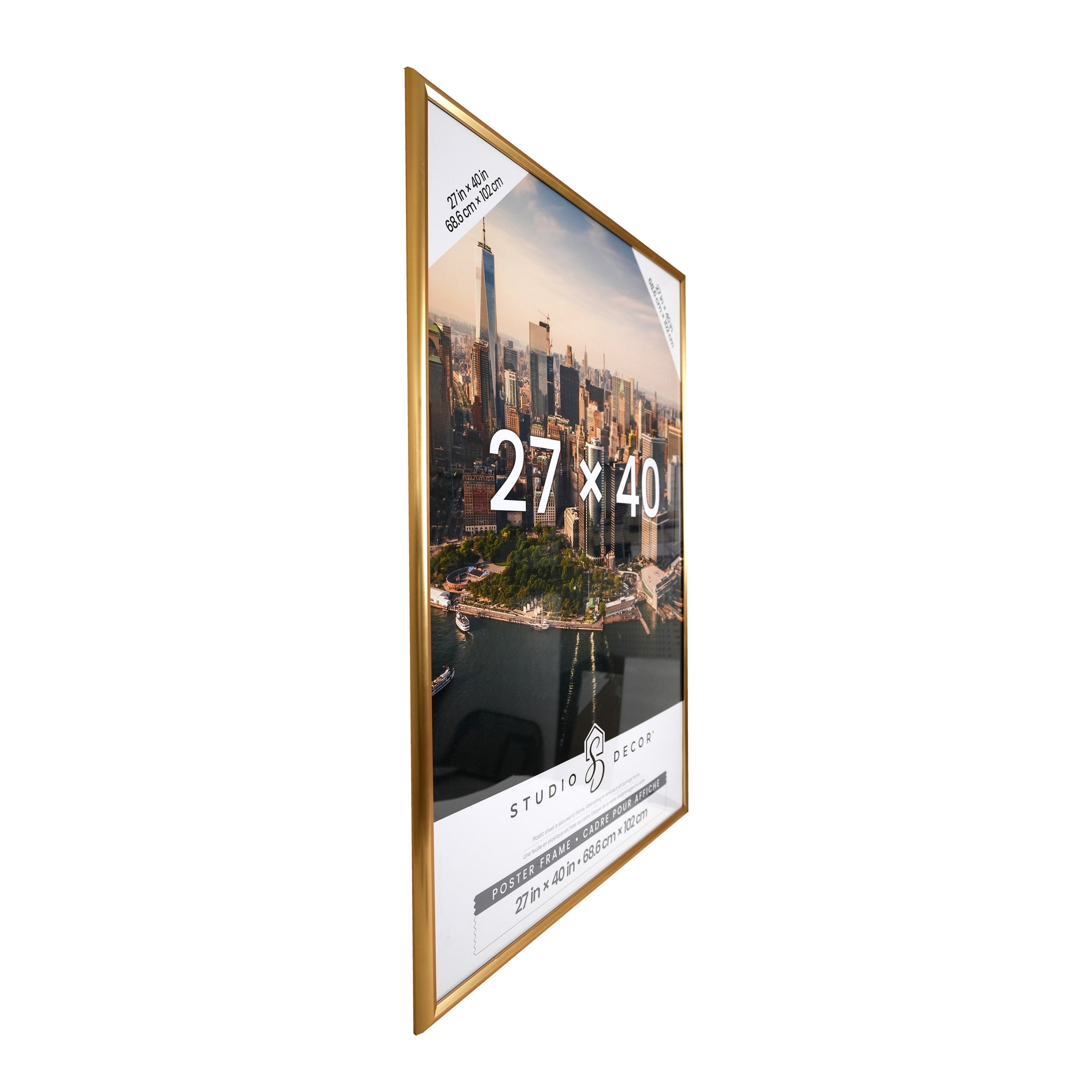 27" x 40" Gold Poster Frame by Studio Decor - Includes Pre-attached ...