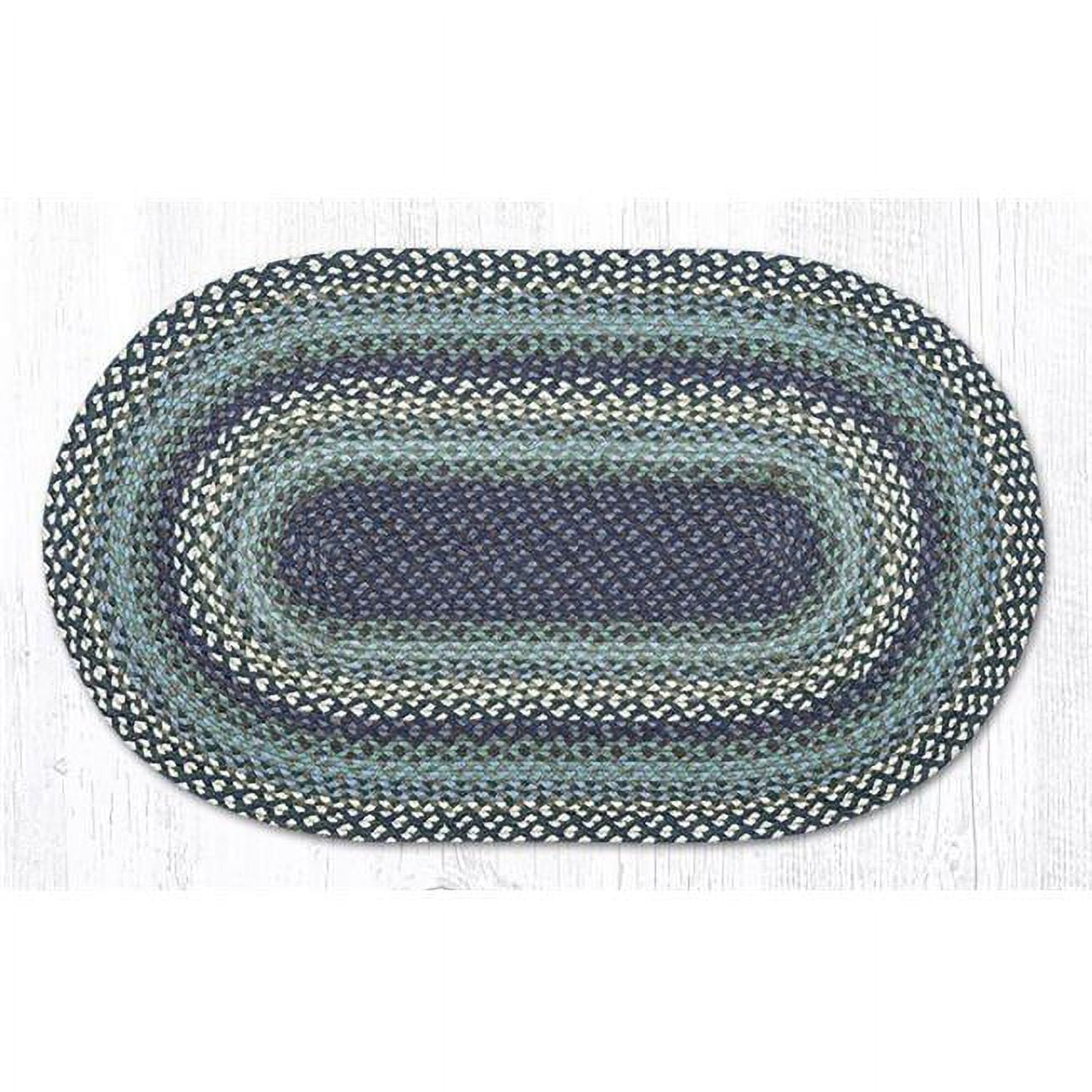 27 x 45 in. Blueberries & Cream Braided Rug - Walmart.com