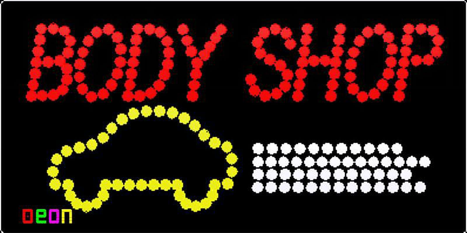 27"x15" Animated Neon By Deon 27"x15" Animated Neon By Deon Body Shop ...