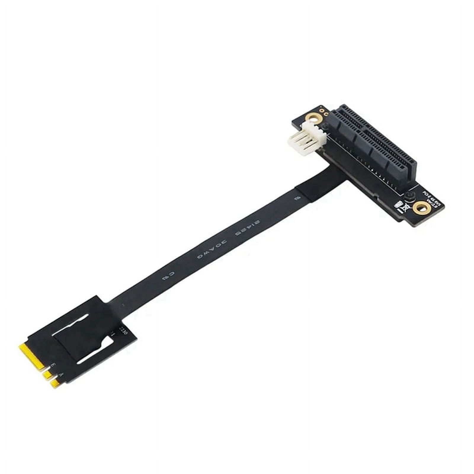 270 Degree M.2 NGFF Dual Key A-E to PCI-E 4X Adapter Convert Cable for ...