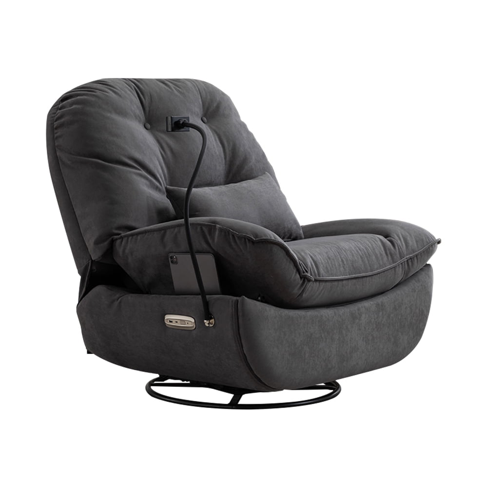270 Degree Swivel Power Recliner Electric Power Recliner Chair With USB ...