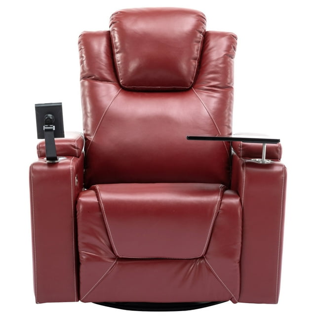 Smart Electric Recliner Chair with 270° Swivel, Cup Holder, USB Port ...