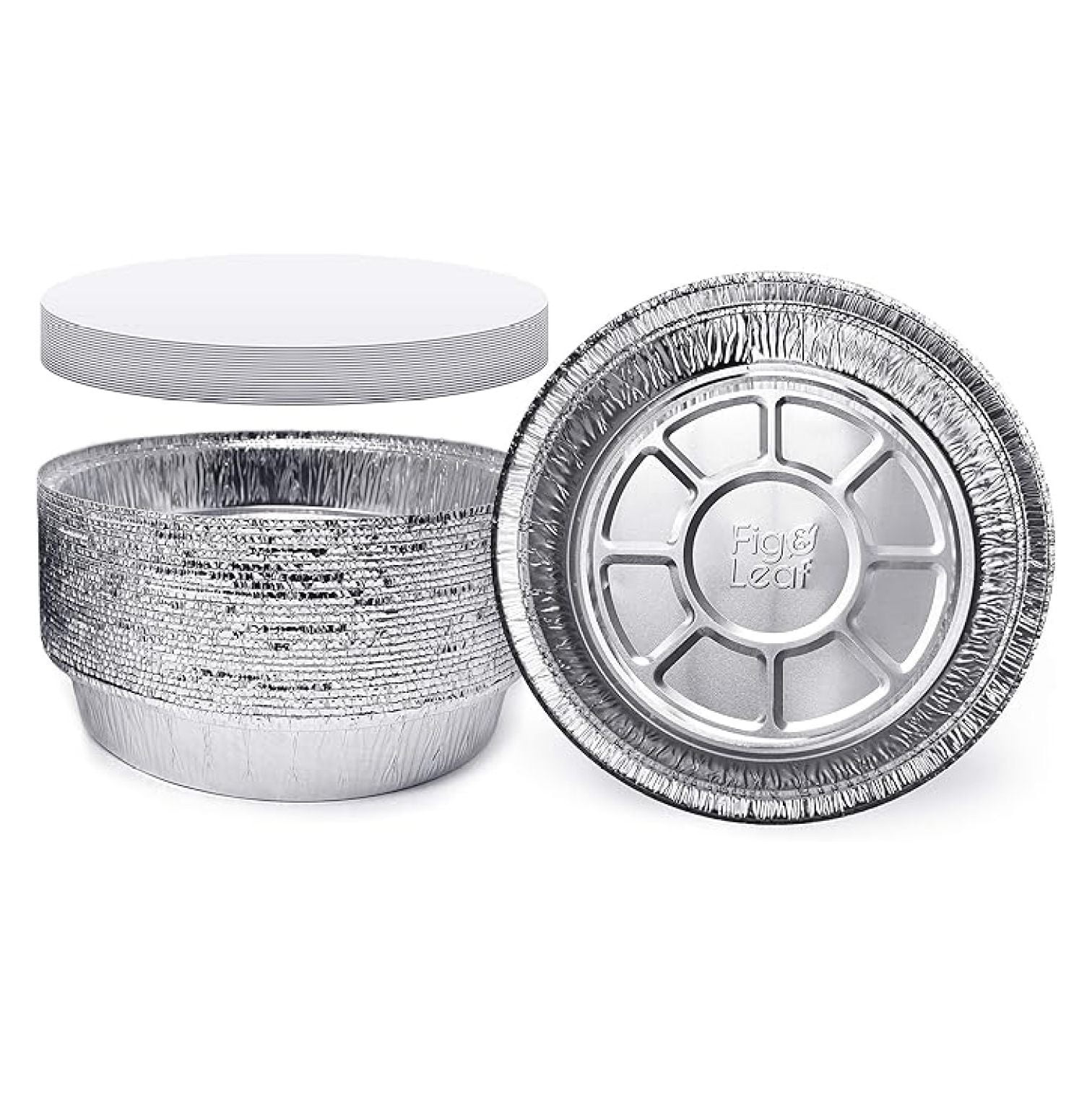 (270 Pack) Premium 9-Inch Round Pans with Board Lids l Heavy Duty l ...