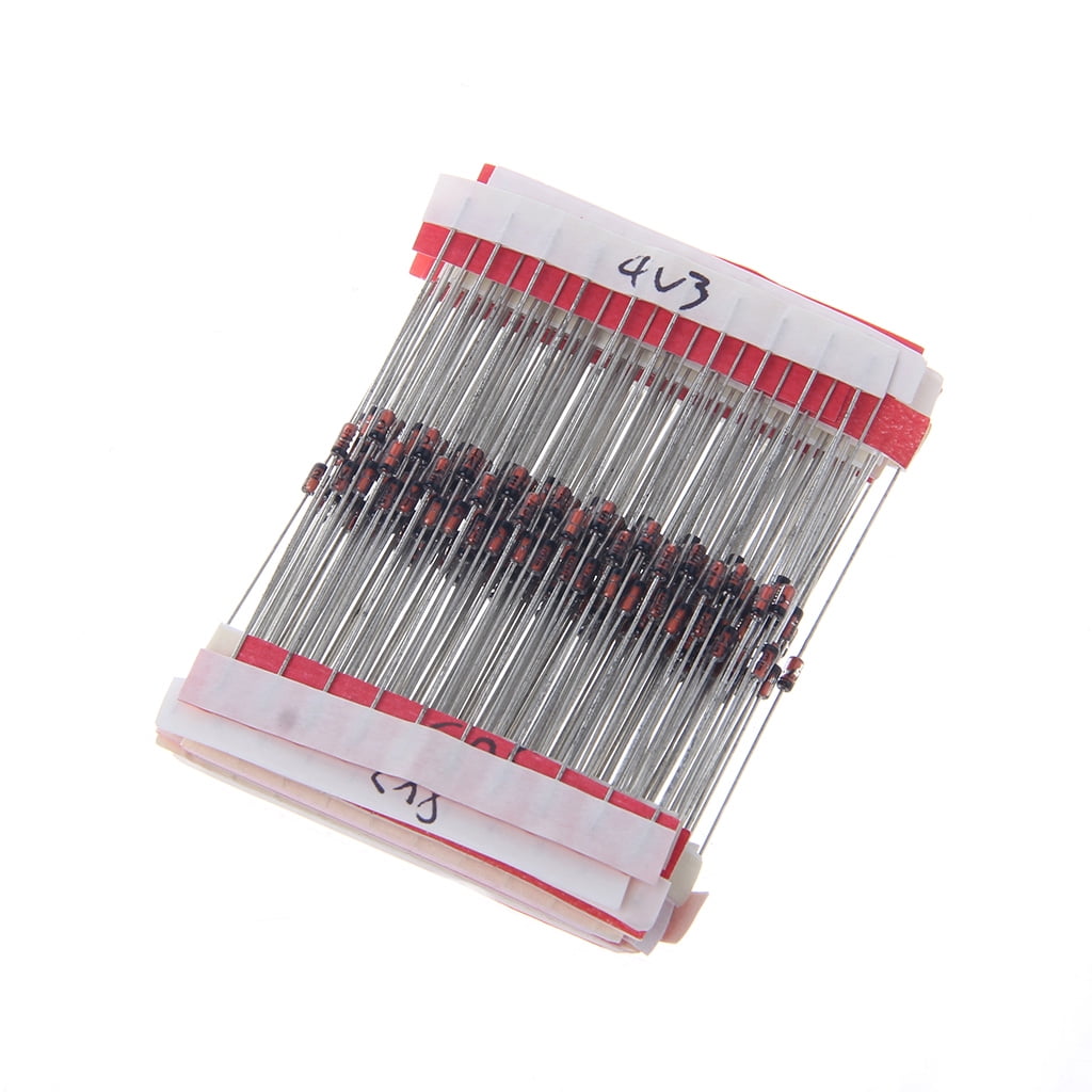 270 Pcs 2.4V-33V 27 Values 1/2W 0.5W Zener Diode Assorted Kit - Walmart.com