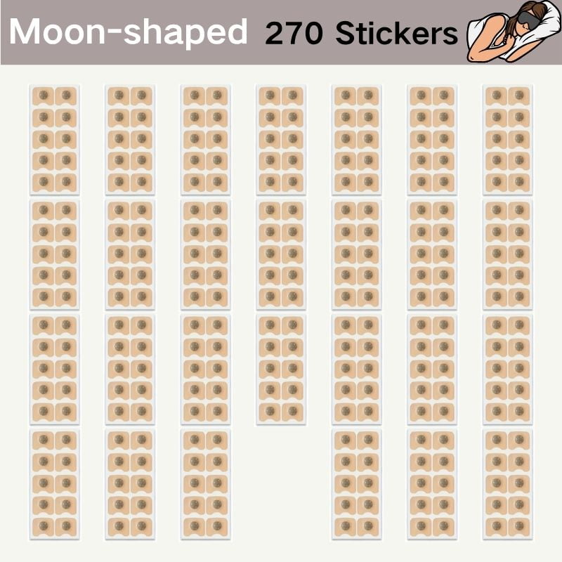 270 tablets【Moon-Shaped 】Nasal Dilator Stickers, Nose Strips, Nasal ...