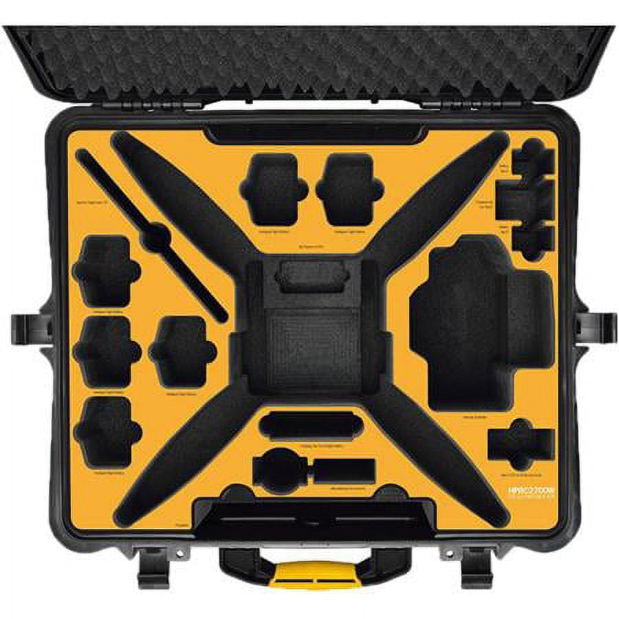 2700W Watertight Hard-Shell Wheeled Travel Case for DJI Phantom 4RTK ...