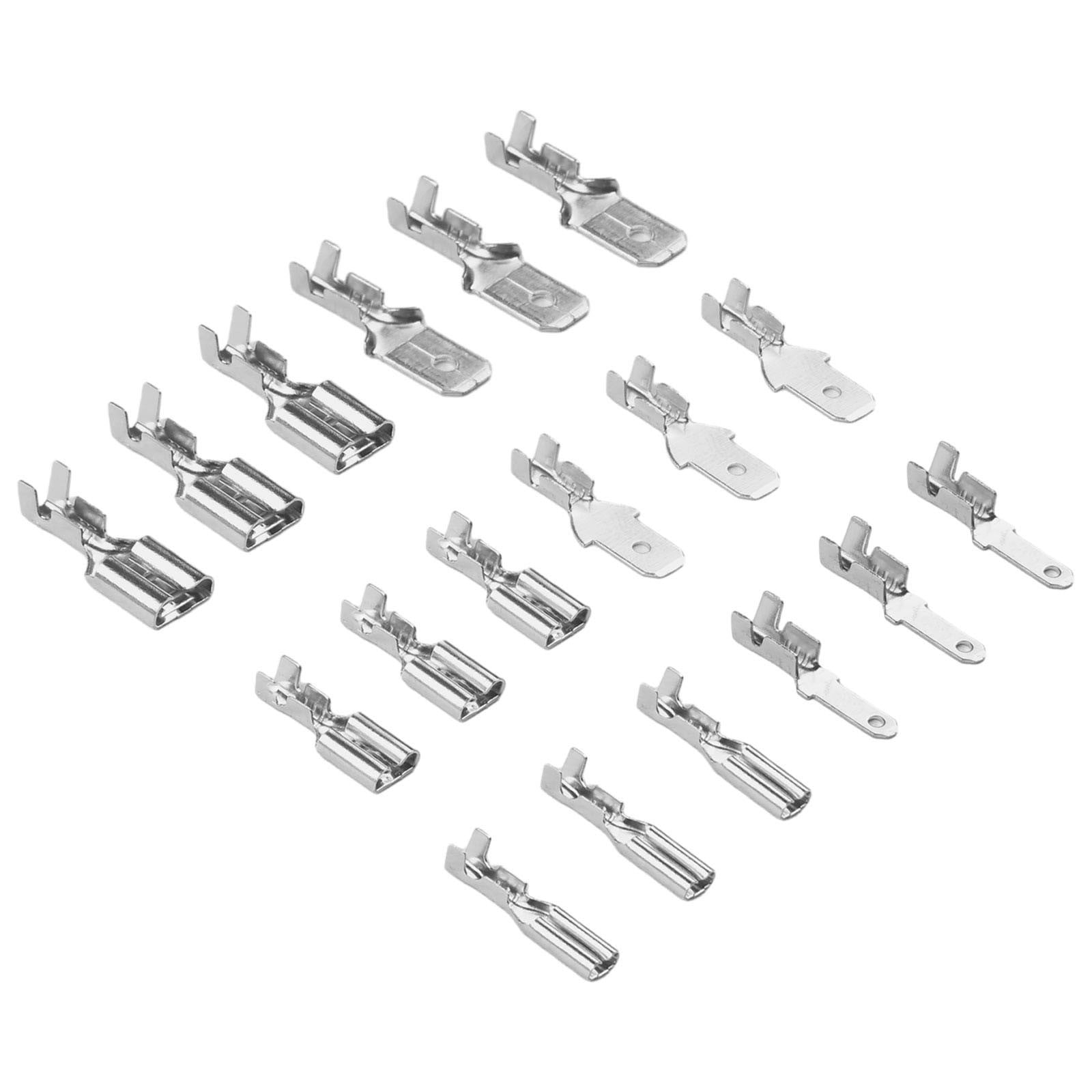 270Pc Female & Male Spade Crimp Terminal Connectors Set 2.8/4.8/6.3Mm ...