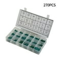 270Pcs 18 Sizes HNBR O-Rings Kit For Car Air Conditioning A/C Repair ...