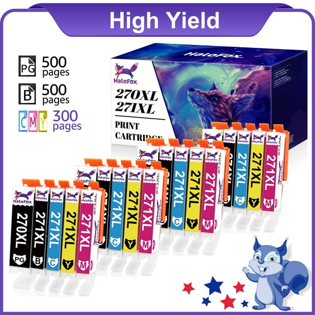 270XL and 271XL Ink Cartridges Replacement for Canon Ink 270 271 PGI ...