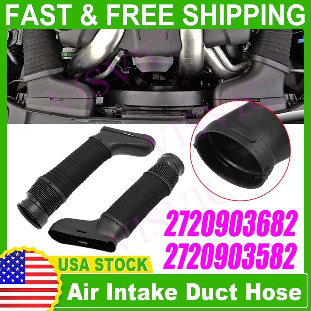 2720903582 Air Intake Inlet Duct Hose Left & Right For Mercedes-Benz ...