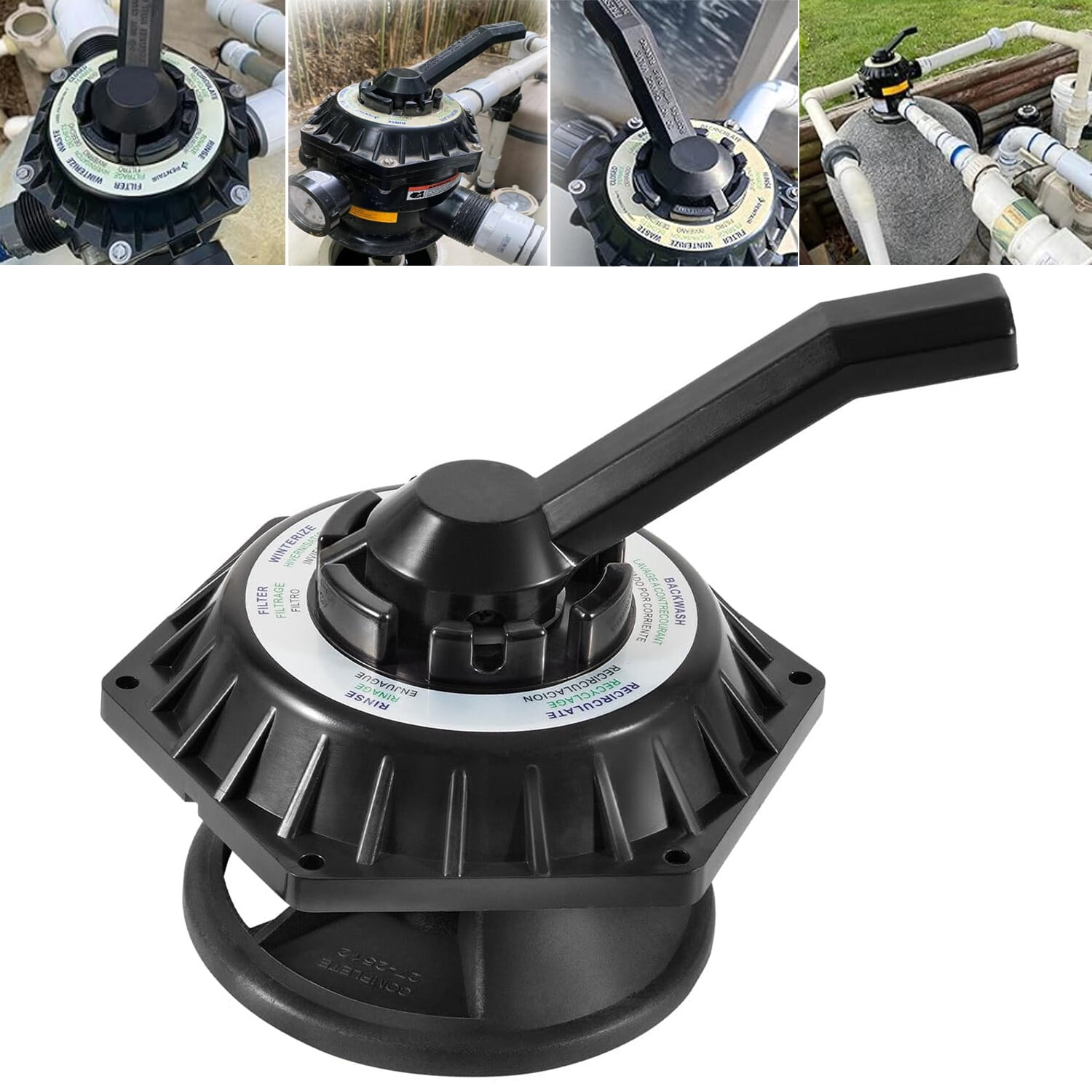 272531 Hi-Flow Top Valve Assembly Kit Fit for Sand Dollar Pool & Spa ...