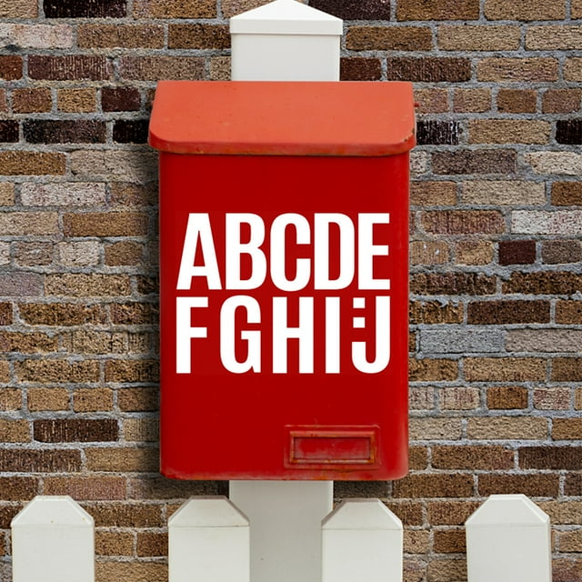 272pcs 24 Sheets Large Letter Stickers 4 Inch Vinyl Alphabet Self ...