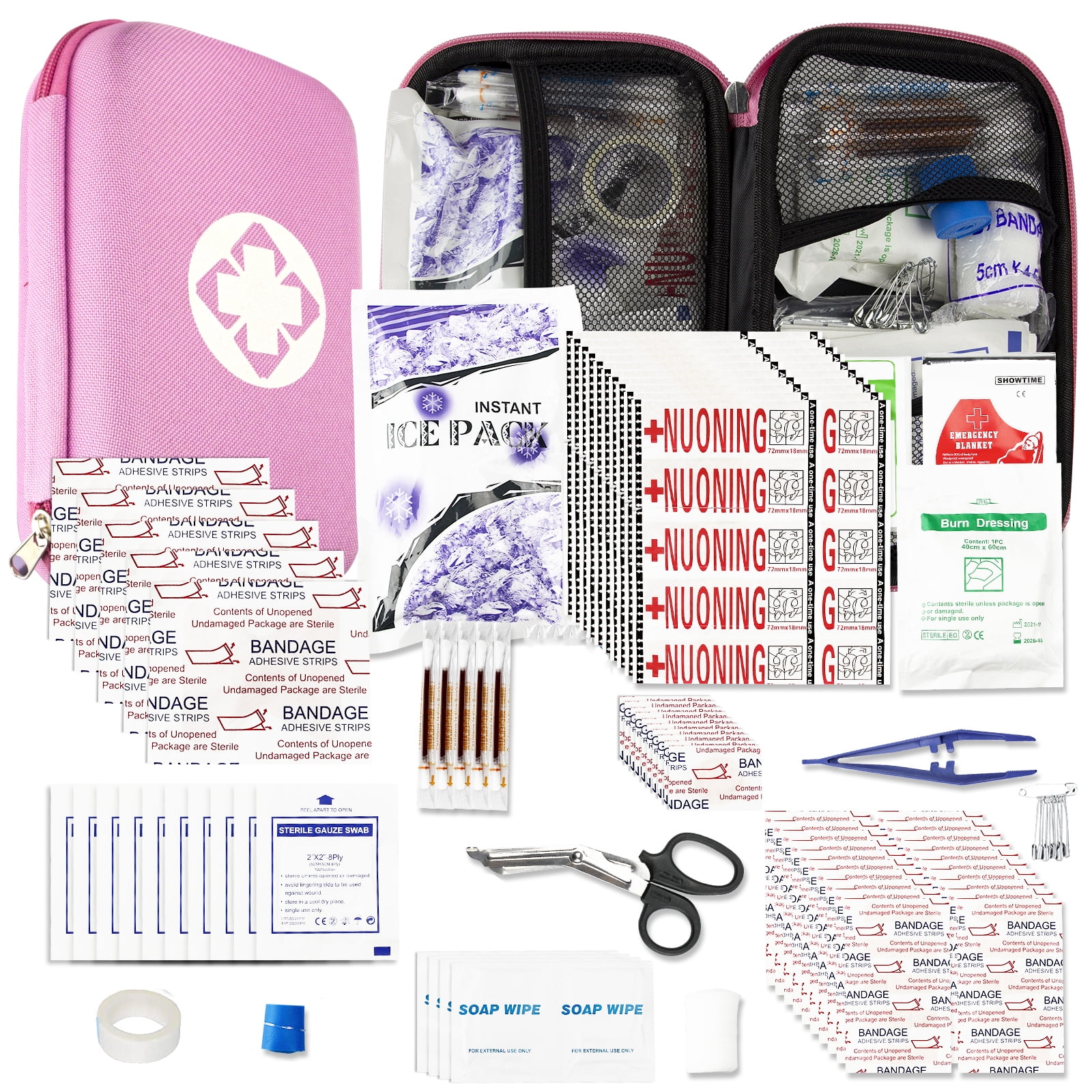 274 PCS First Aid Kit for Home Car or Work : Plus Emergency Supplies ...