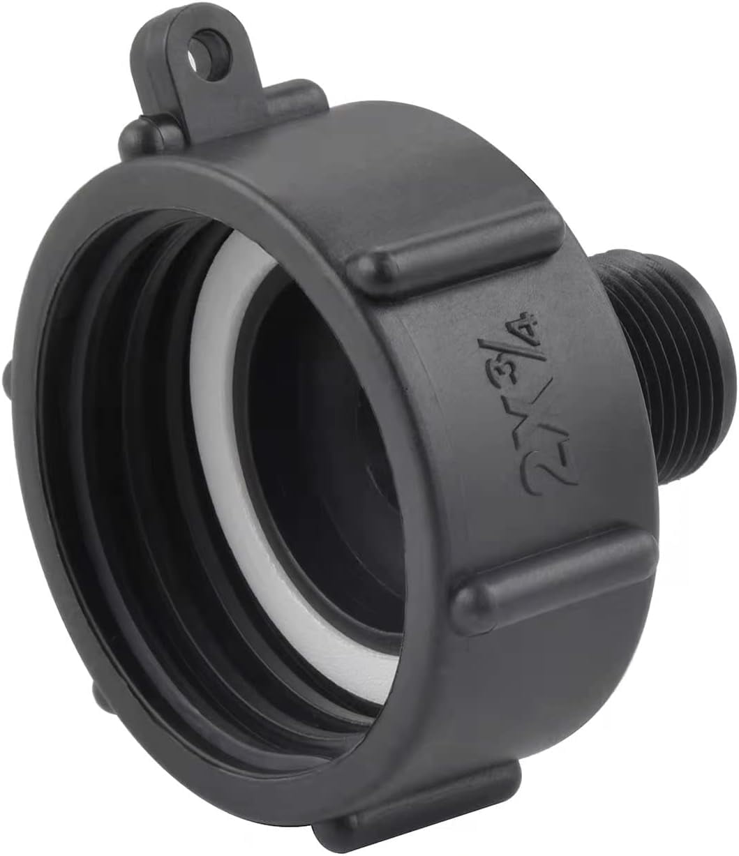 275-330 IBC Tote Adapter, Food Grade IBC Drain Adapter,Water Hose Male ...