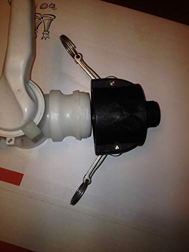 275/330 IBC Tote Drain Adapter 2" Cam-Lock x 1" Male Pipe Thread ...