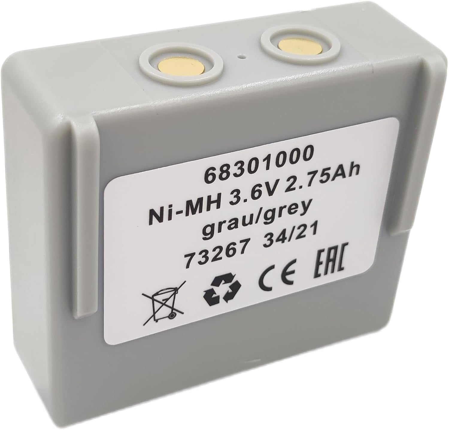 2750mAh 3.6V 68301000 68300900 Battery Ni-MH Rechargeable Battery for ...