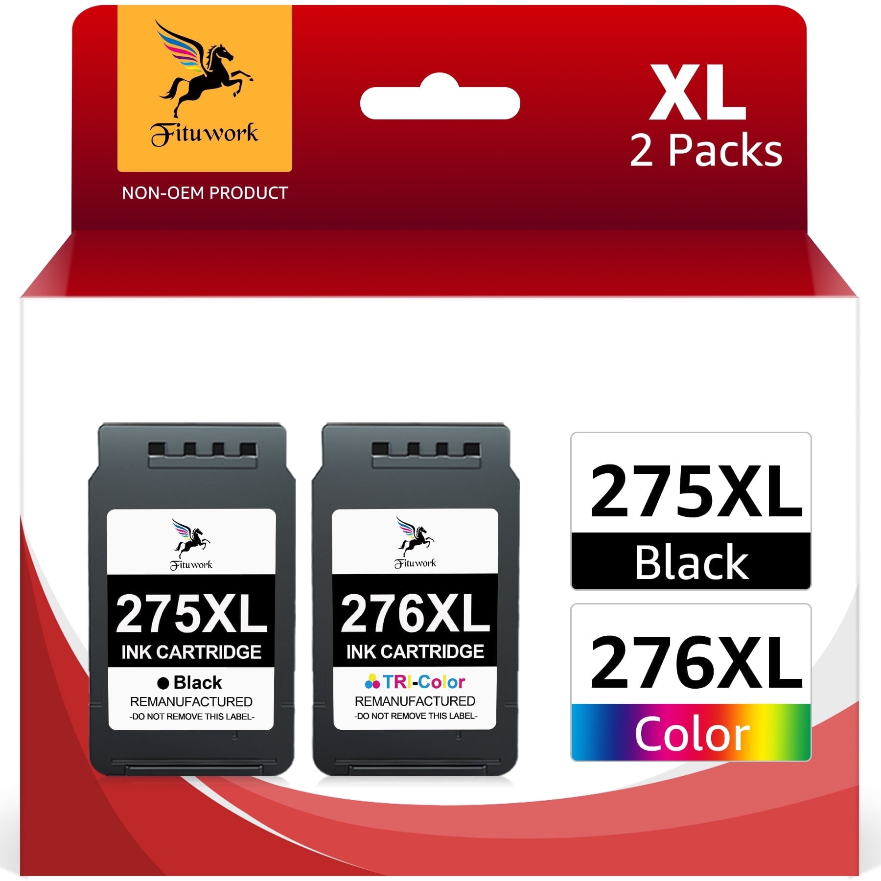 275XL 276XL High Yield Ink Cartridge compatible for Canon 275 276 Ink ...