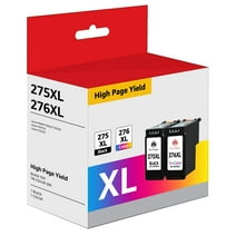 PG 275XL CL-276 XL Ink Cartridge Replacement for Canon 275XL 276XL 275 276 Black and Color ...