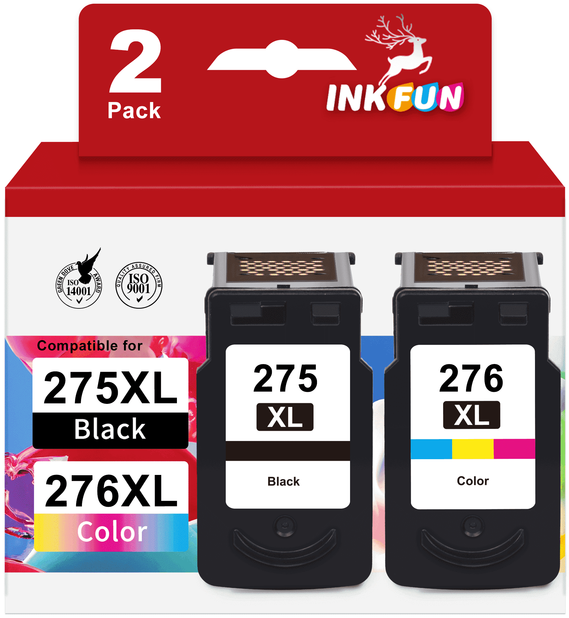 275XL 276XL Ink for Canon Ink 275 and 276 for Canon 275 276 Ink XL for ...