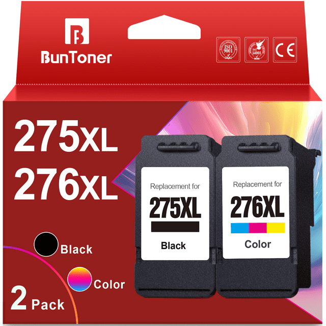 275XL Ink Cartridge for Canon 275 276 Ink 275 and 276 XL PG-275XL CL-276XL Combo Pack for Canon ...