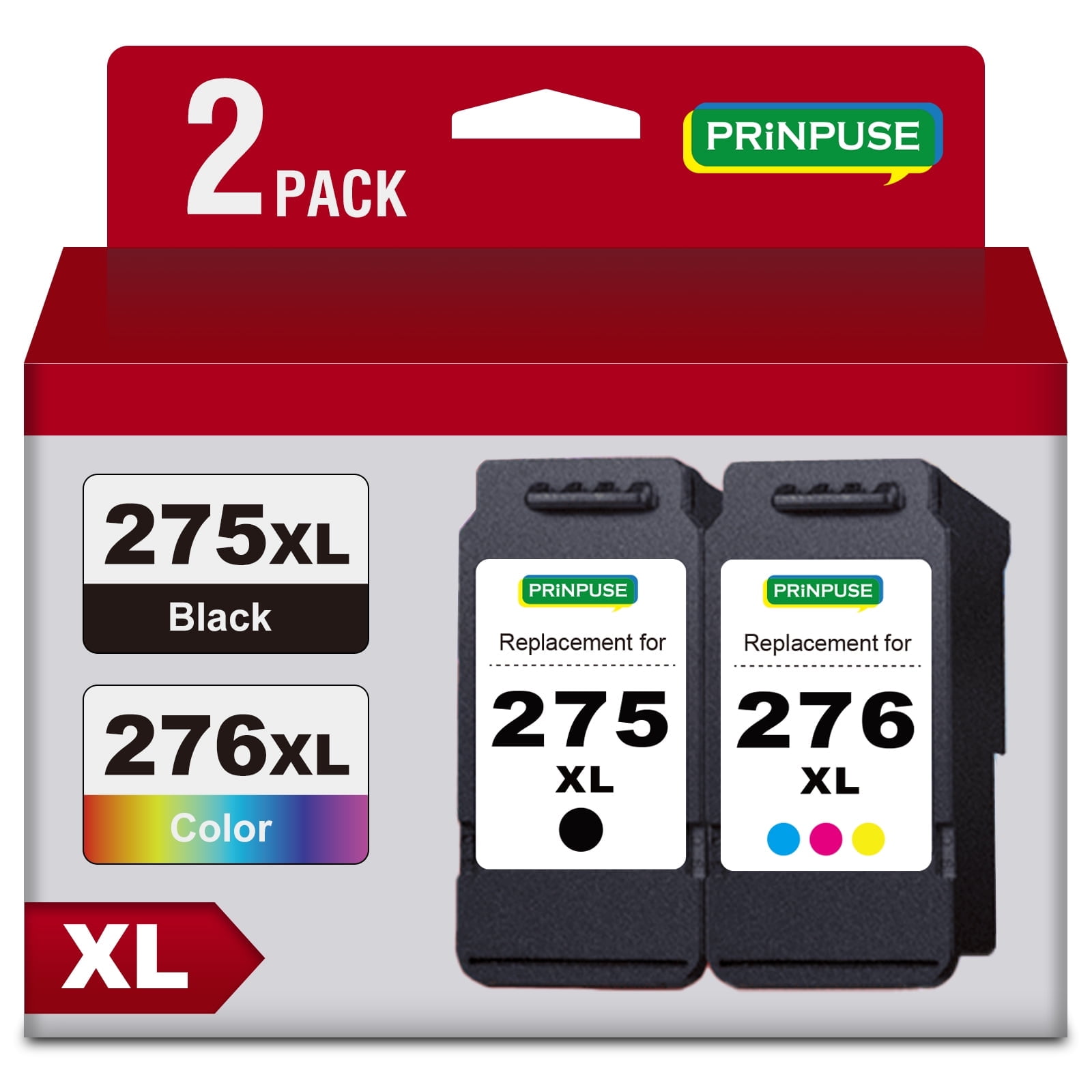 275XL Ink Cartridges for Canon Ink 275 and 276 for Canon PIXMA TS3522 ...