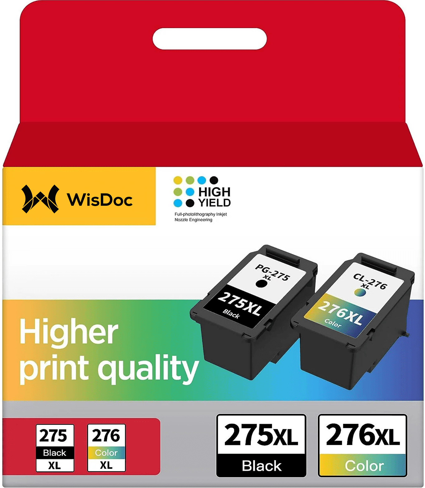 275XL Ink Cartridges for Canon Ink 275 and 276 for Pixma TS3522 TS3520 ...