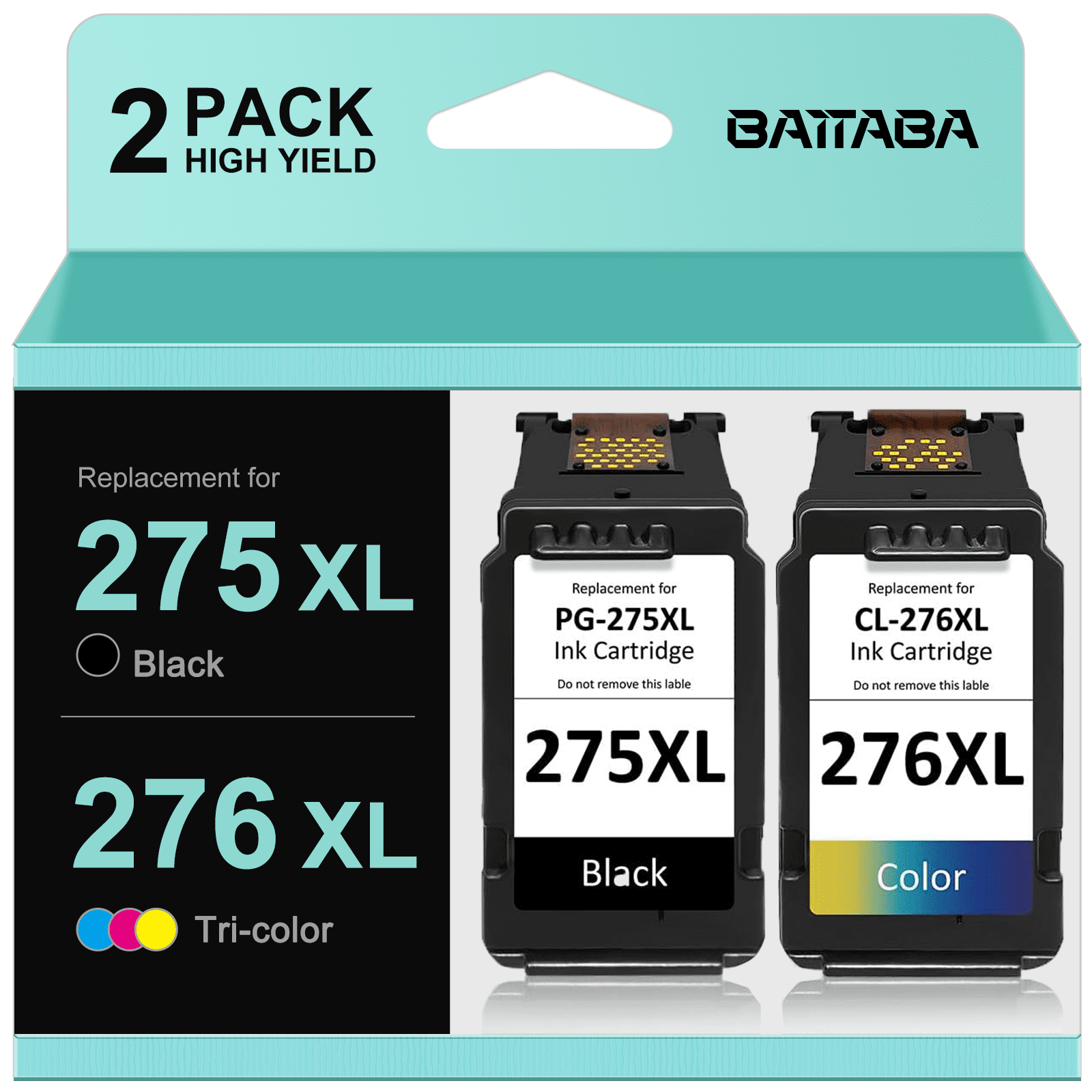 275XL Ink Cartridges for Canon Ink 275 and 276 for Pixma TS3522 TS3520 ...