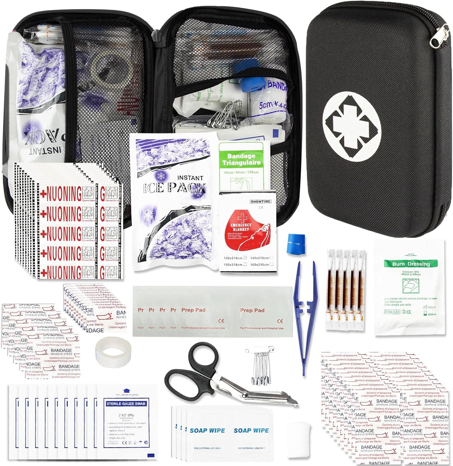 276Pcs First-Aid Kit Emergency-Kit Home-Car - First Aid Kits Emergency ...