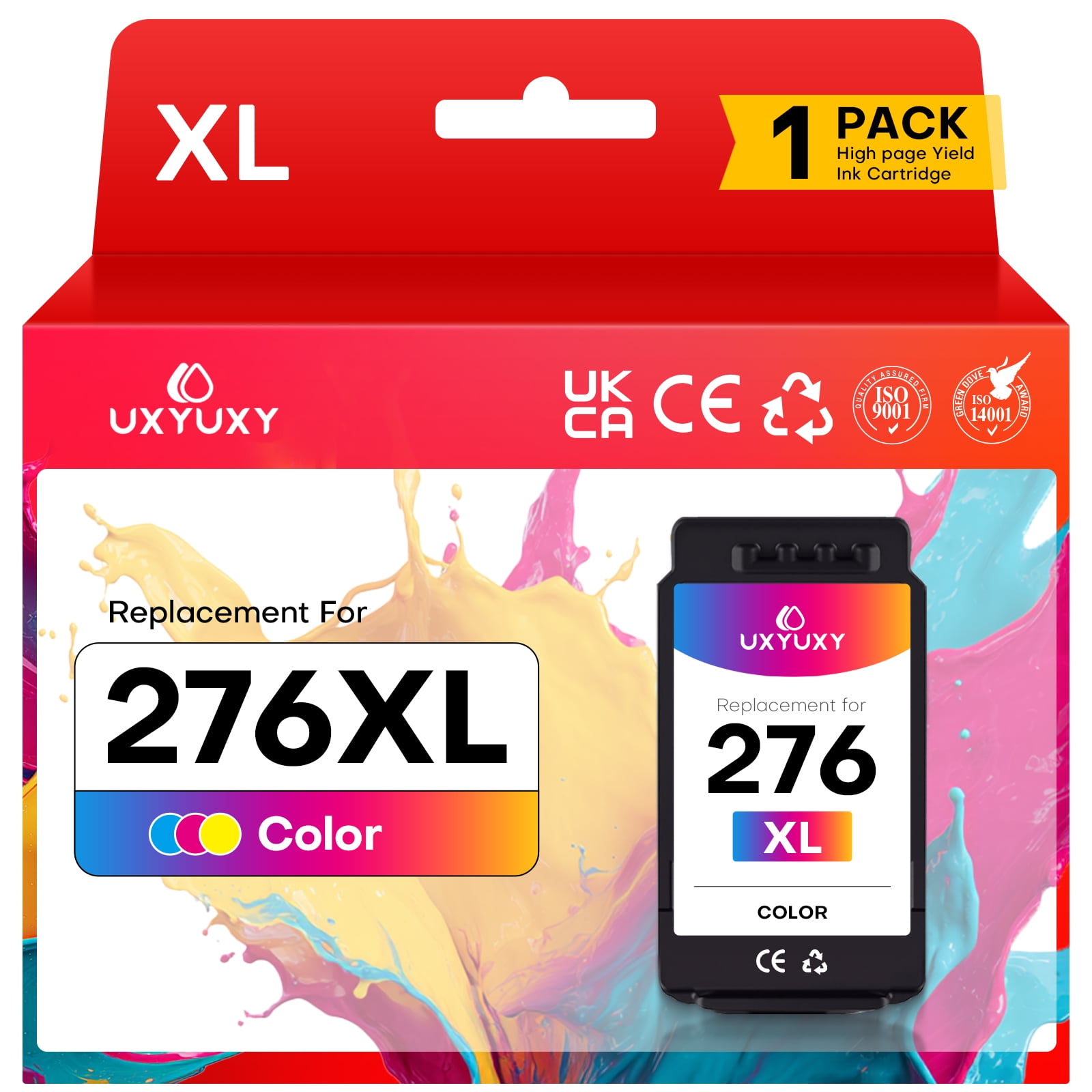 276XL Ink Cartridge for Canon Ink 276 XL CL-276 Tri-color for Canon ...