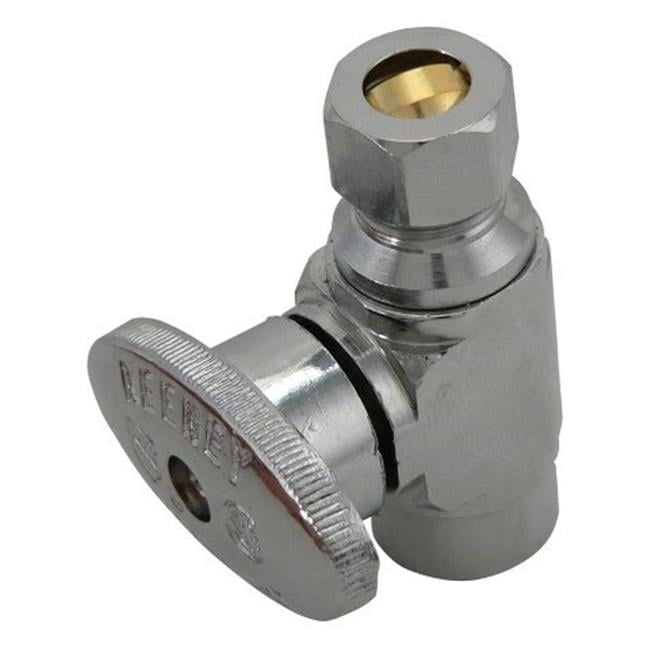 2781PCLF Straight Shut-Off Valve Chrome Plated - Walmart.com