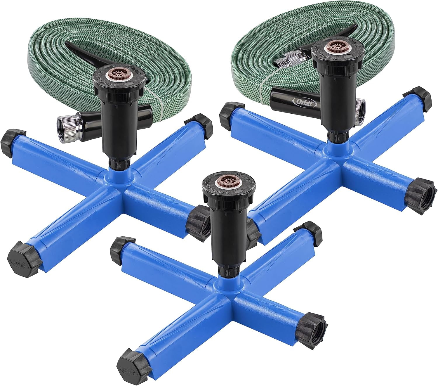 27884Z All in One Above-Ground System Sprinkler, Blue/Gray(Above Ground ...