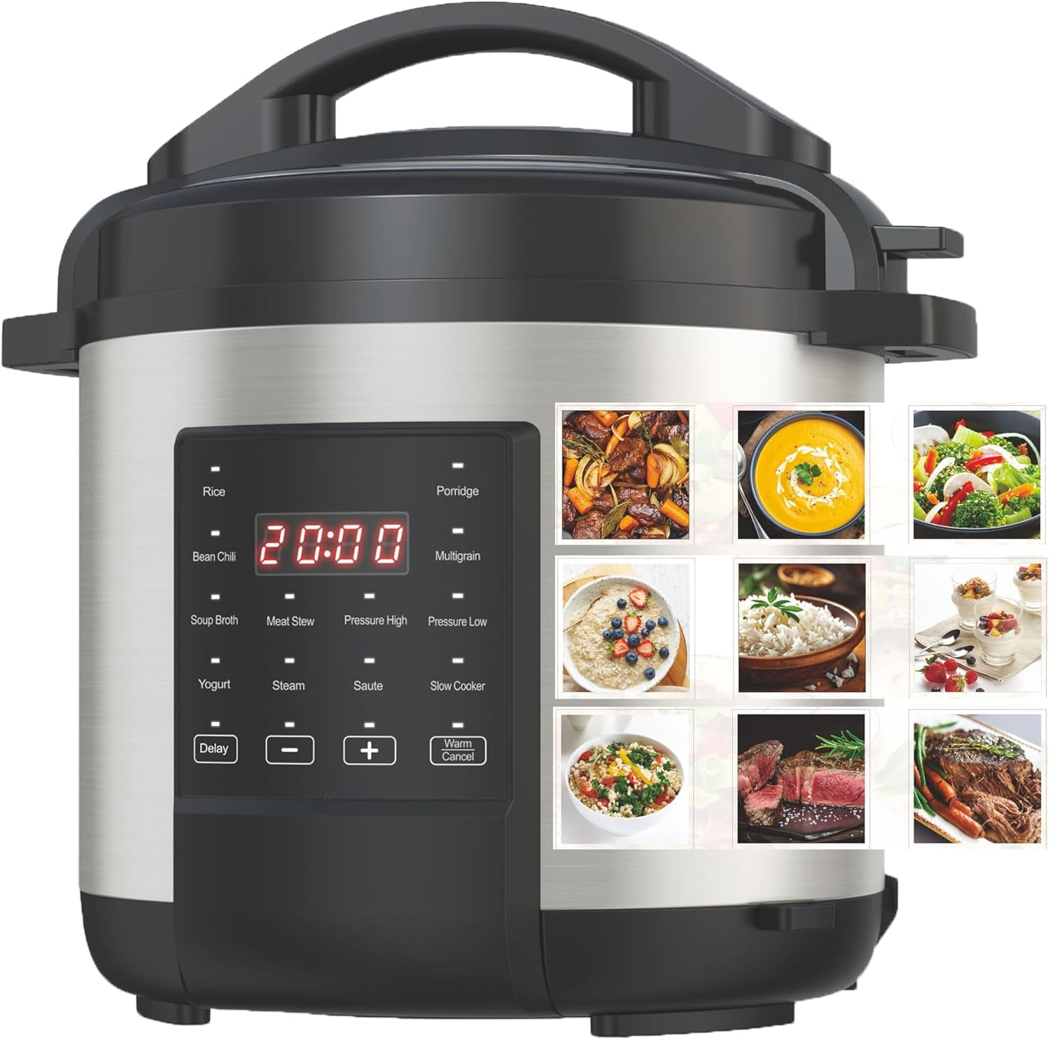 279,EMB 7-in-1 Multi Cooker, Includes Pressure Cooker, Slow Cooker ...