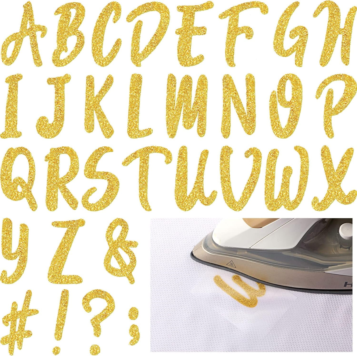 279 Pieces Graduation Iron on Letters 1.5 Inch A-Z Flock Letters ...