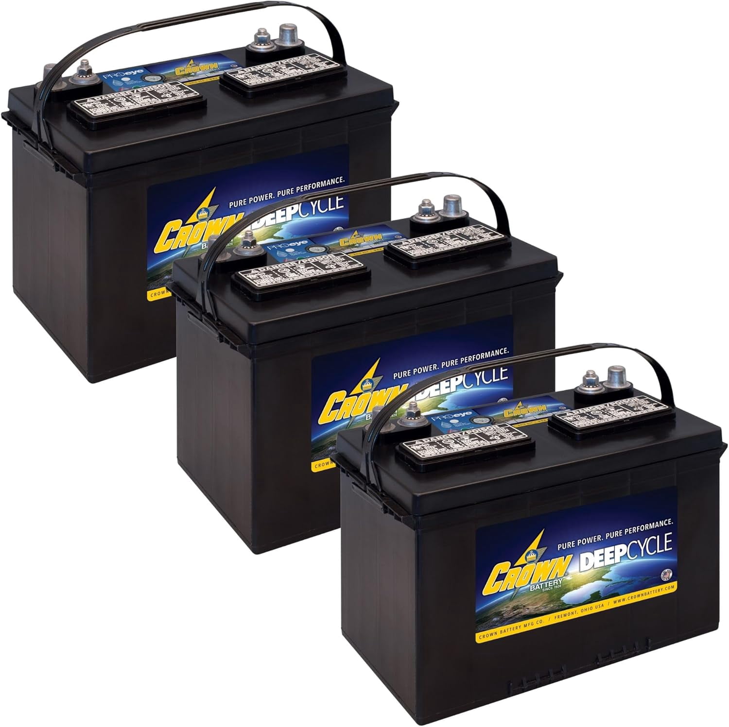27HDC 12V Deep Cycle Battery – Group 27 Flooded Lead Acid – 115Ah – 875 ...